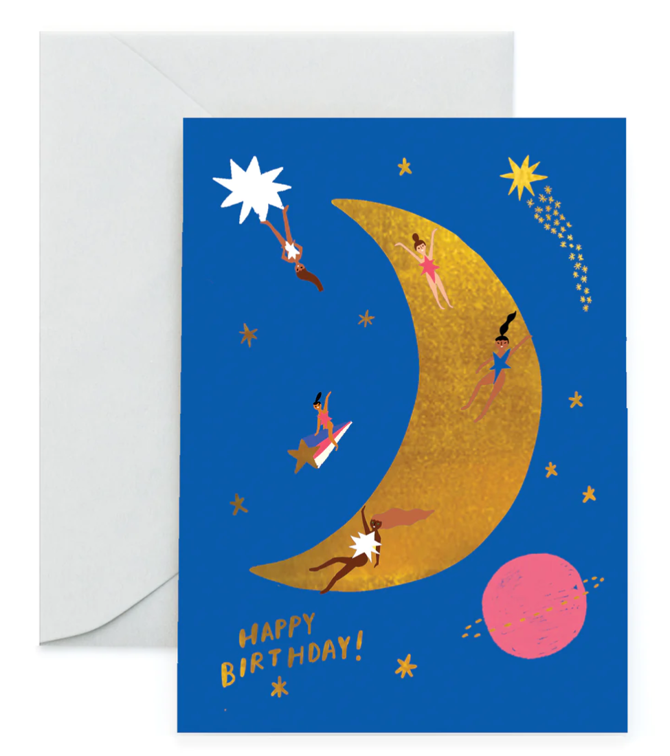 Happy Birthday Moon Slide Card | My Site