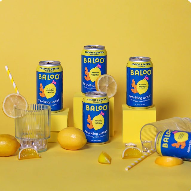 Baloo Sparkling Water - Lemon & Ginger