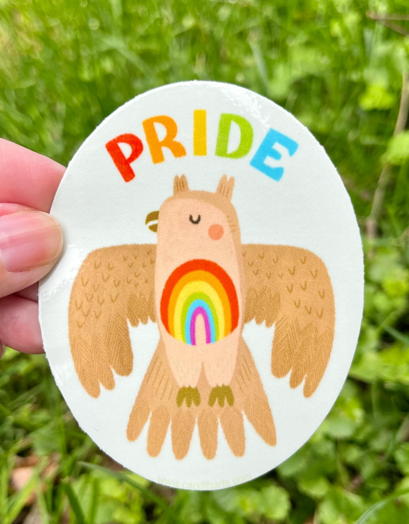 Pride Owl Sticker | My Site