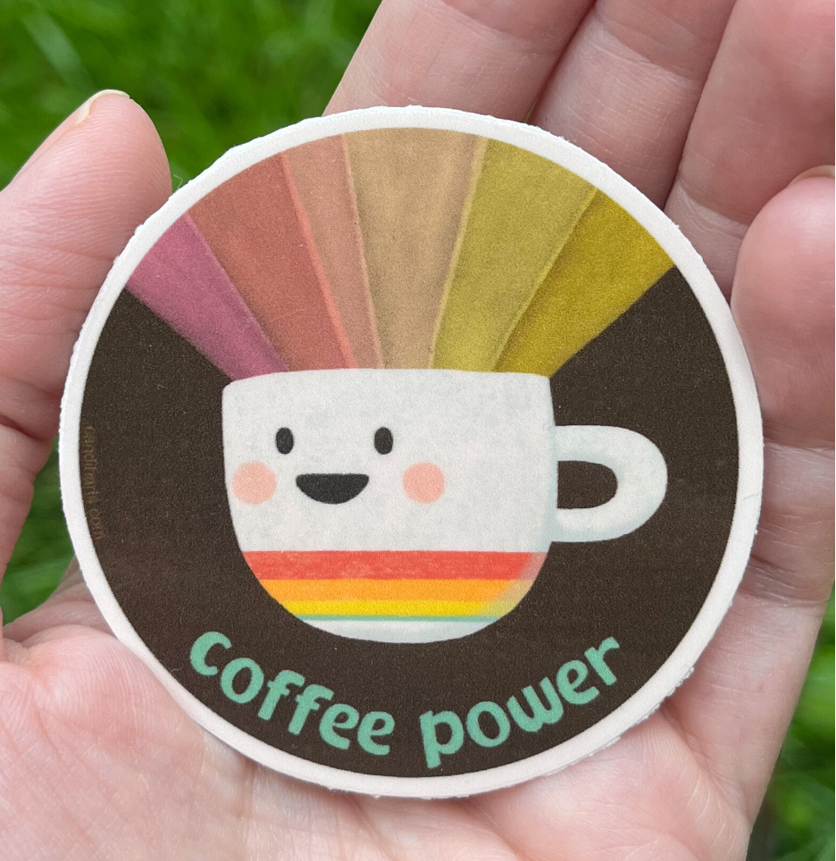 Coffee Power Sticker | My Site